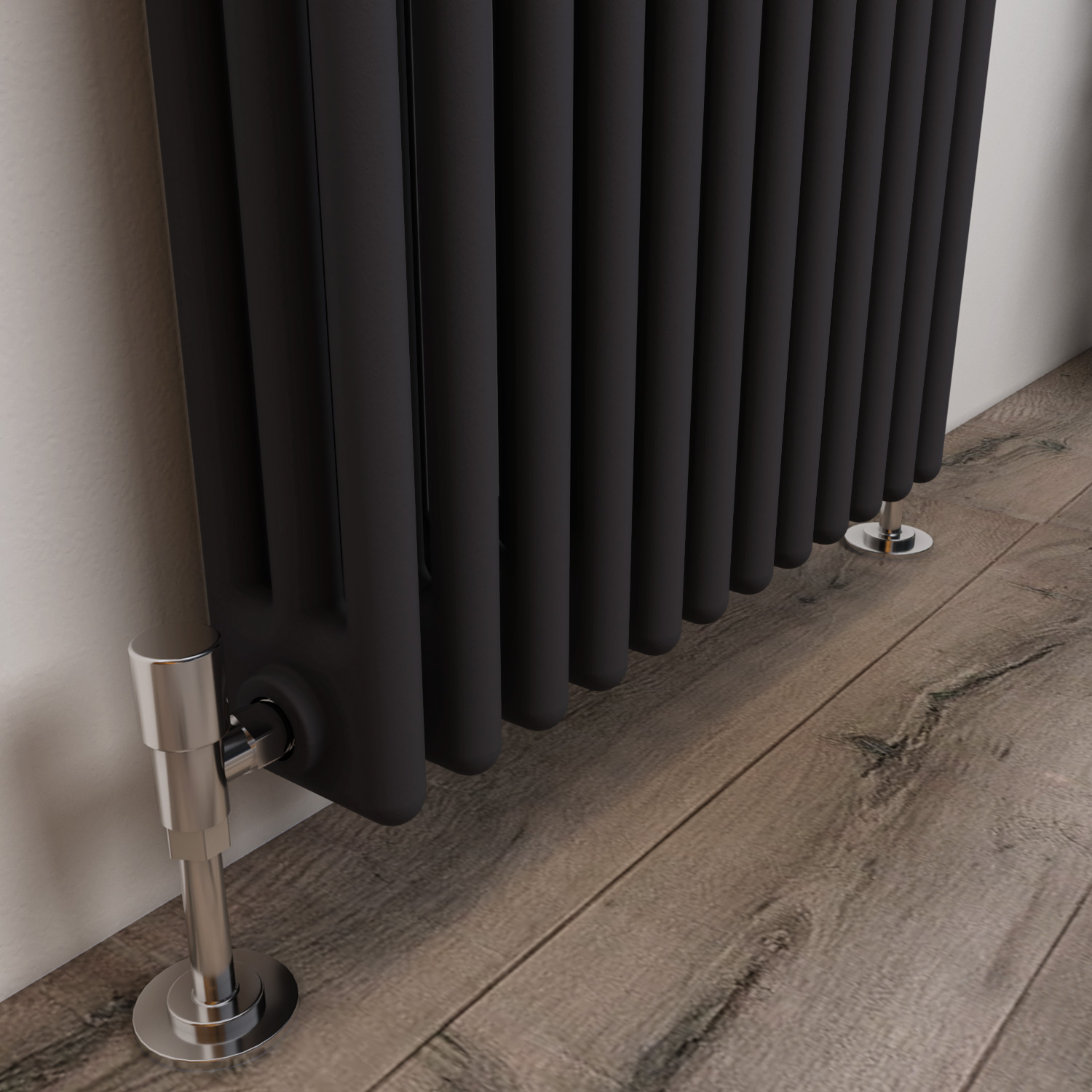 Traditional Cast Iron Style Radiator Anthracite 2/3 Column Vintage Rads ...
